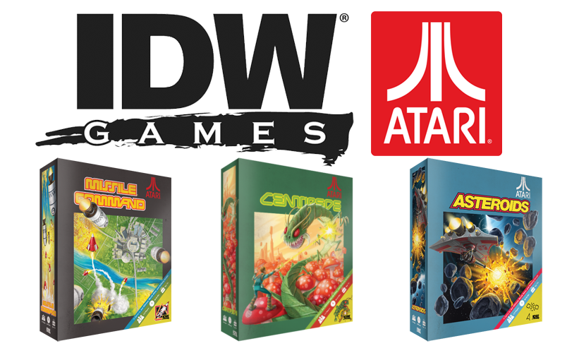 IDW Games Announces Atari Partnership, New Tabletop Games Coming Fall 2017