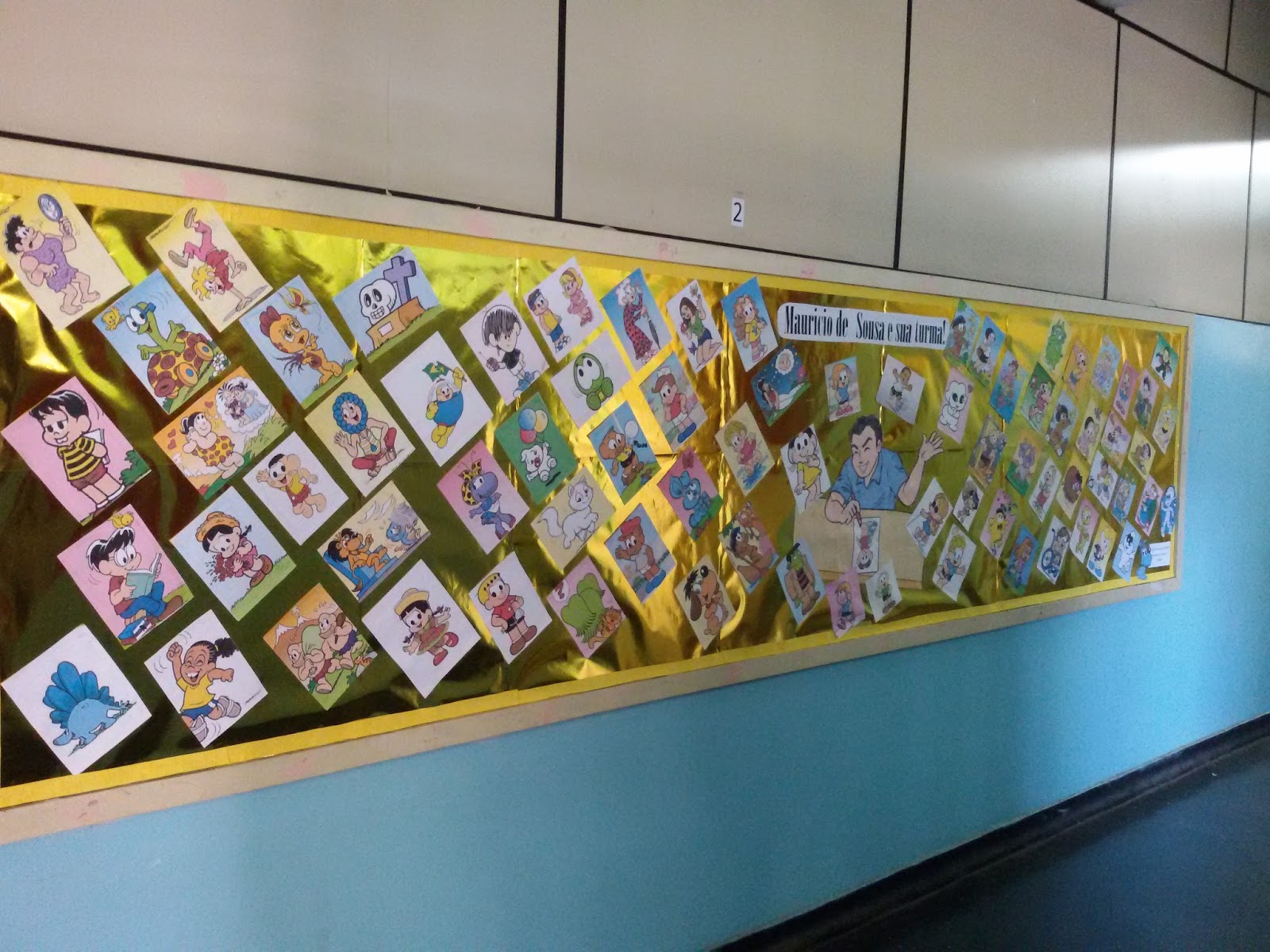 Jornal do CIEP 284: Mural - Mauricio de Sousa e sua turma!