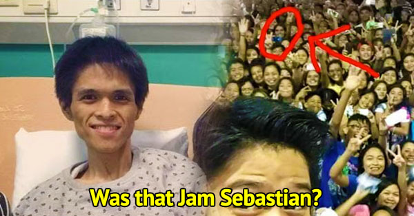 Jam Sebastian Was Spotted In A Photo Taken By Brother Yexel In A Mall ...