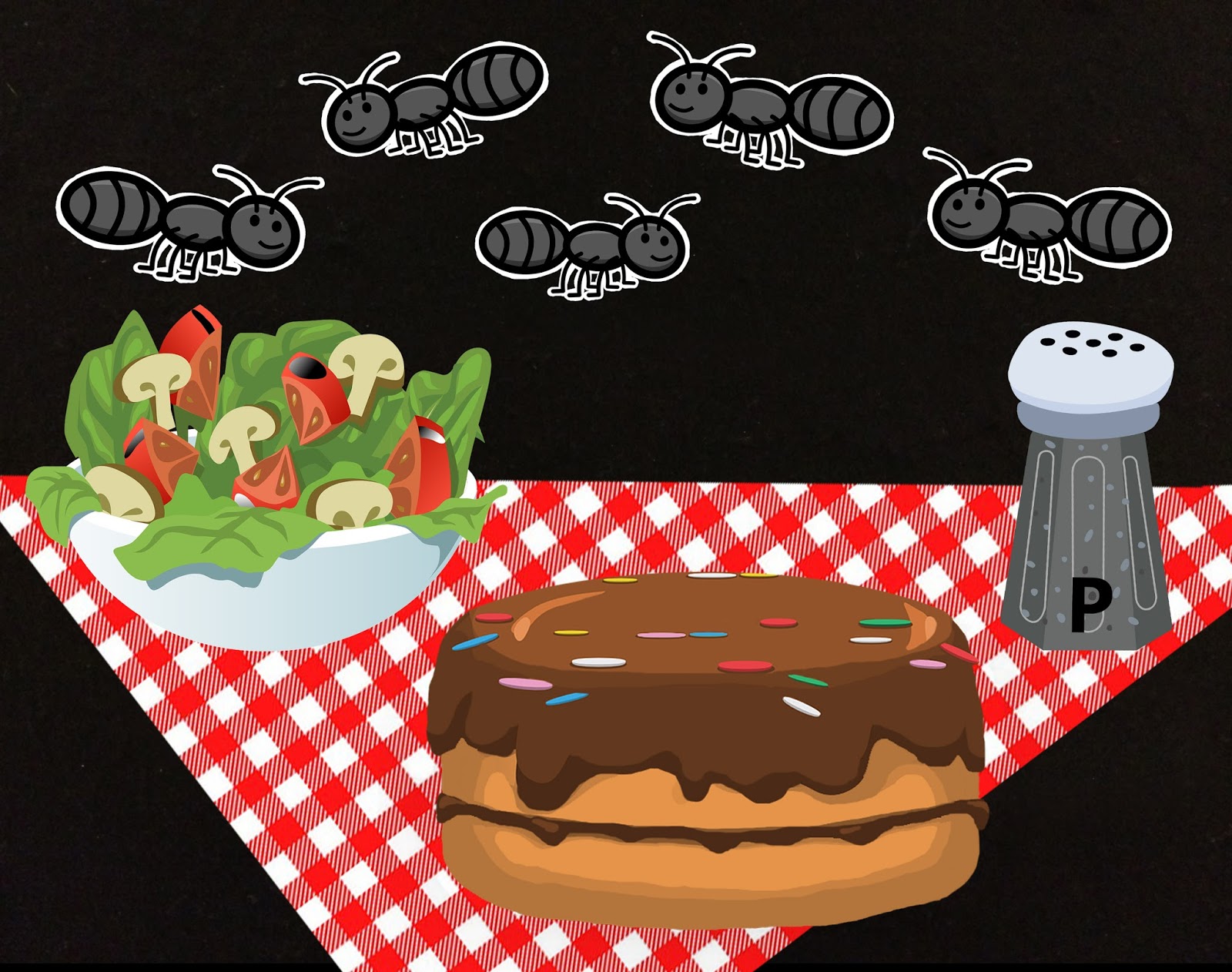 Literary Hoots: Flannel Friday: Five Hungry Ants