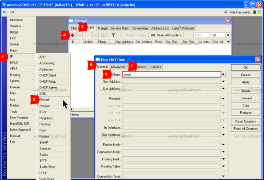 KONFIGURASI MIKROTIK WIRELESS SEBAGAI PEMANCAR DAN PENERIMA - HANA ...