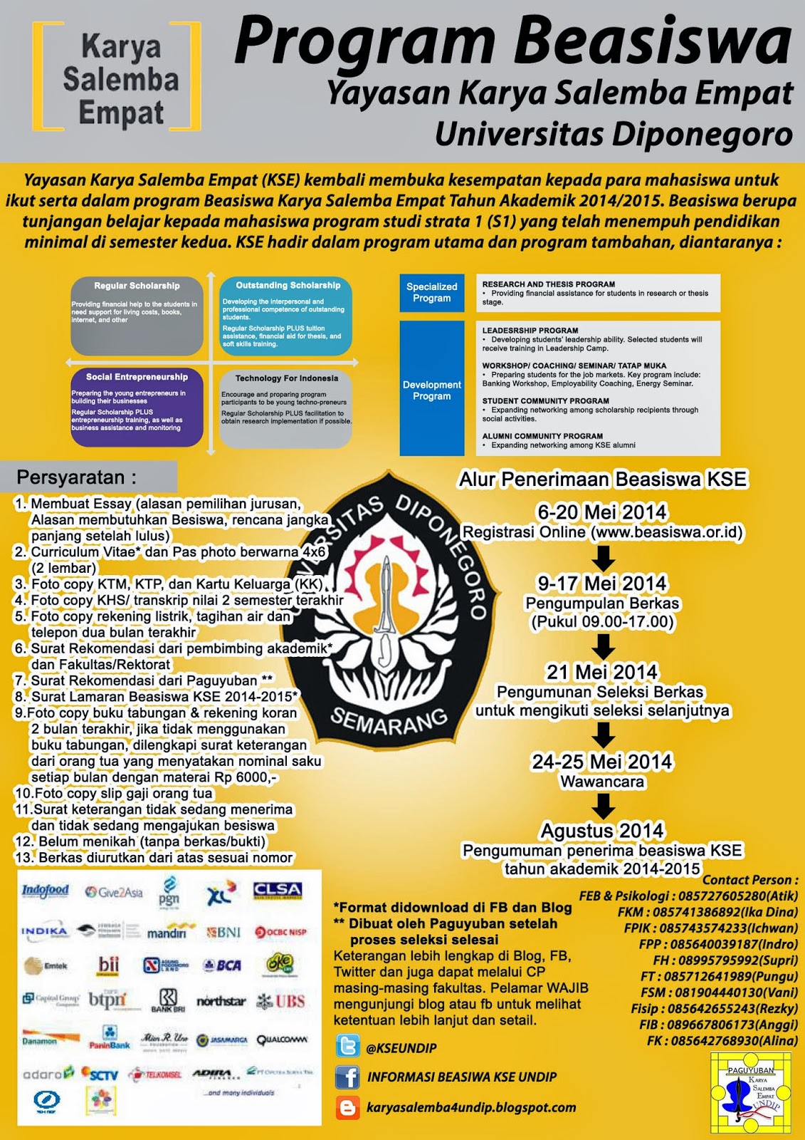 62 SYARAT BEASISWA SALEMBA 4