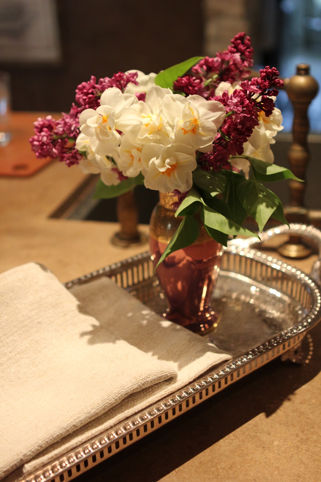 Romancing the Home: Anna Shea Chocolates and PInk Charm Peonies