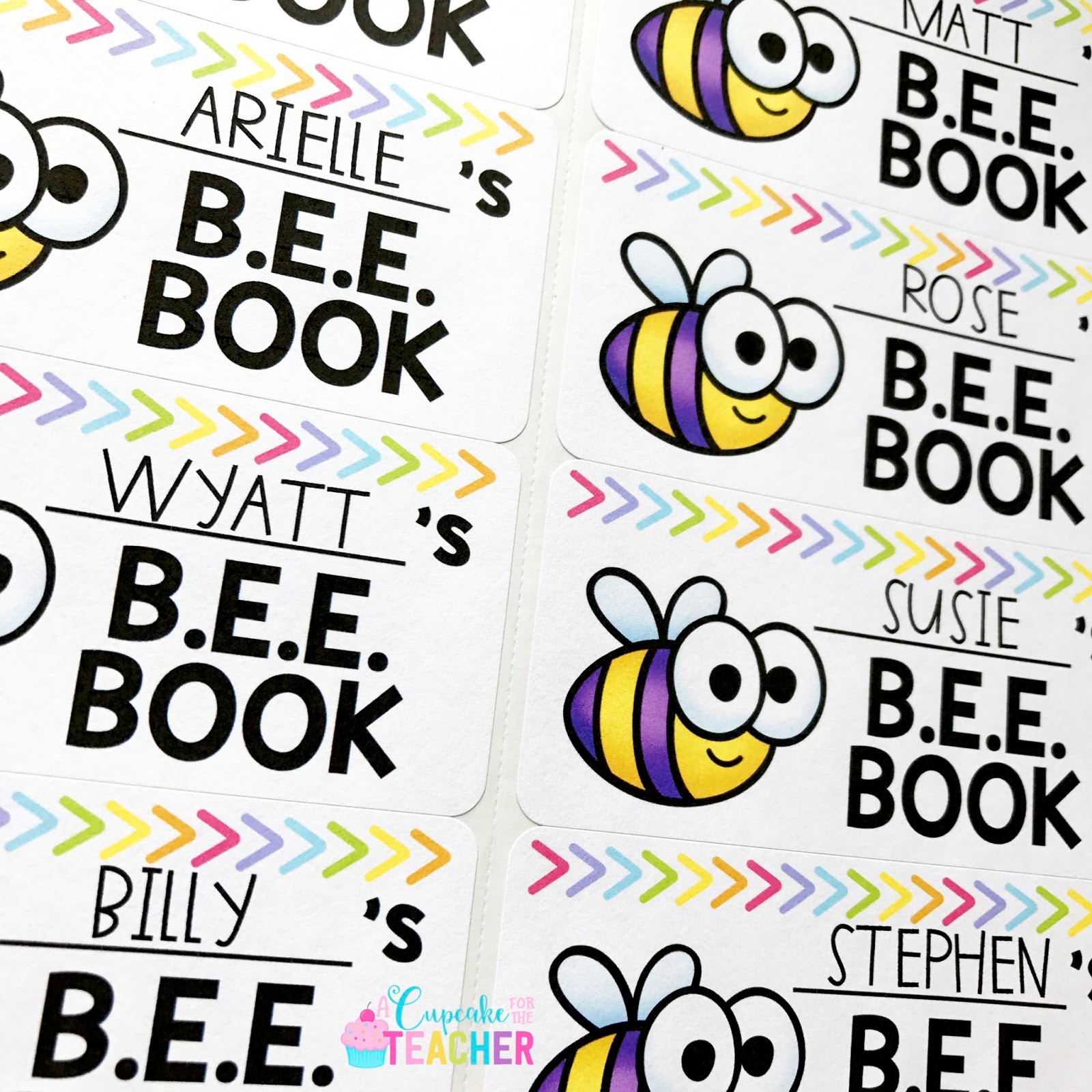 BEE Book Take Home Folders | A Cupcake for the Teacher | Bloglovin’