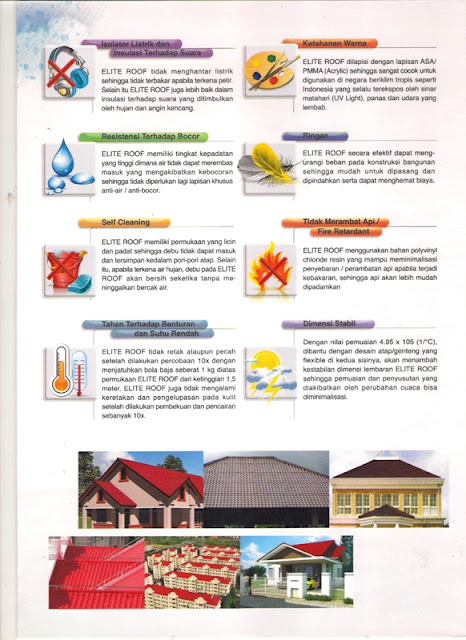 Supplier Bahan Bangunan: ATAP GENTENG UPVC ELITE ROOF