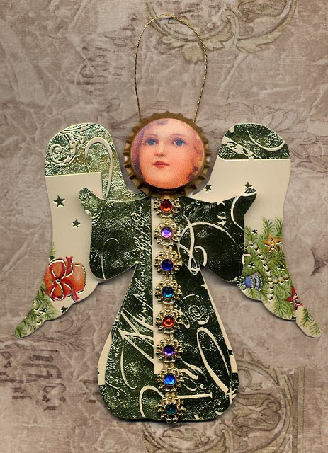 How to Recycle: Recycled Christmas Angel Ornaments