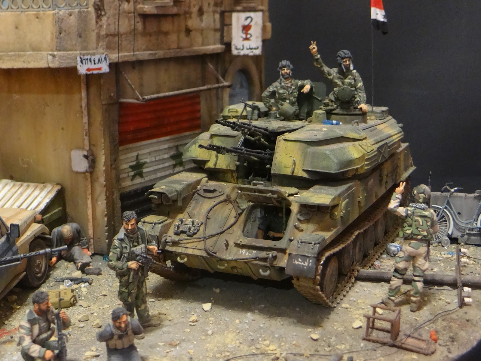 Syrian 1/35 Shilka (Meng) Diorama by Sergei Kovalev - DetailScaleView