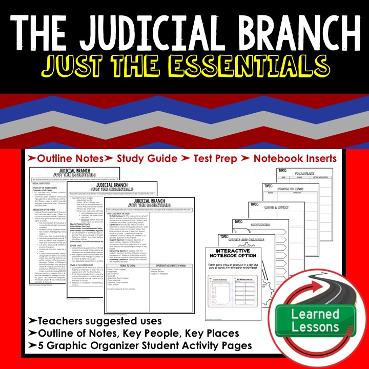 Civics and Government Outline Notes JUST THE ESSENTIALS Unit Review ...