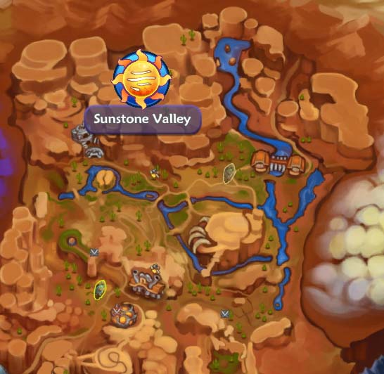 Free Realms World: Sacred Grove sightseeing