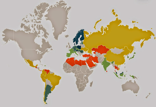 Click on: LEVELS OF ENGLISH COMPETENCE THROUGHOUT THE WORLD
