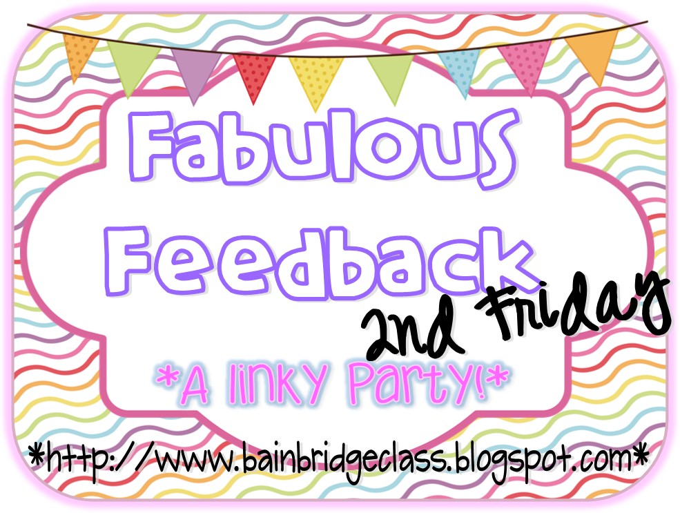 Welcome to the UNI-corner: Fabulous Feedback *2nd Friday* Linky Party!