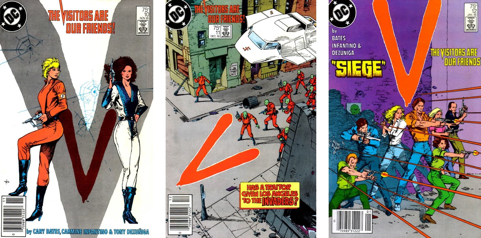 Old Comics world: V - The visitors are our friends 001-018 (1984-86) - DC