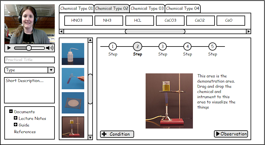 Chemix Lab: Chemix basic mockup
