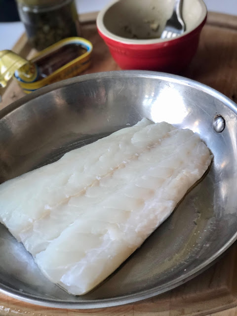 Easy Dinner: Nigel Slater's Roast Cod w/ Caper Anchovy Paste