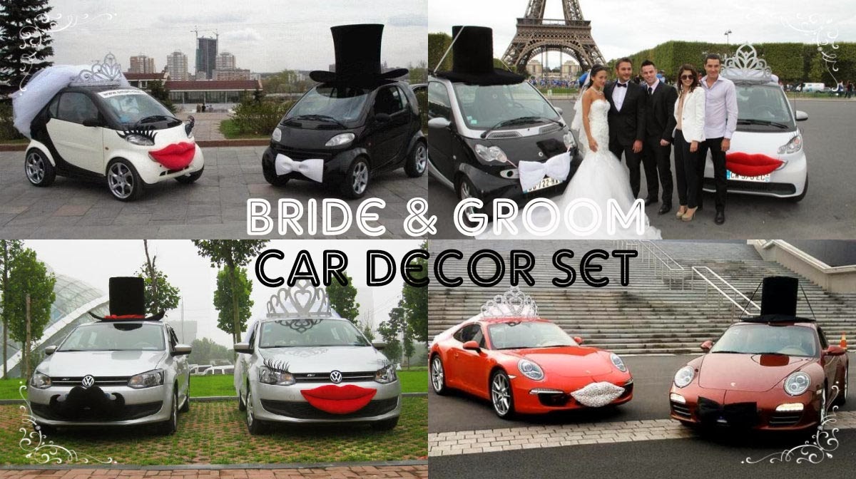 Adora Wedding Accessories: Wedding Car Decor Set