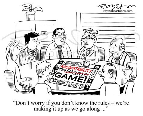 Royston Cartoons: Boardroom cartoon: Game on