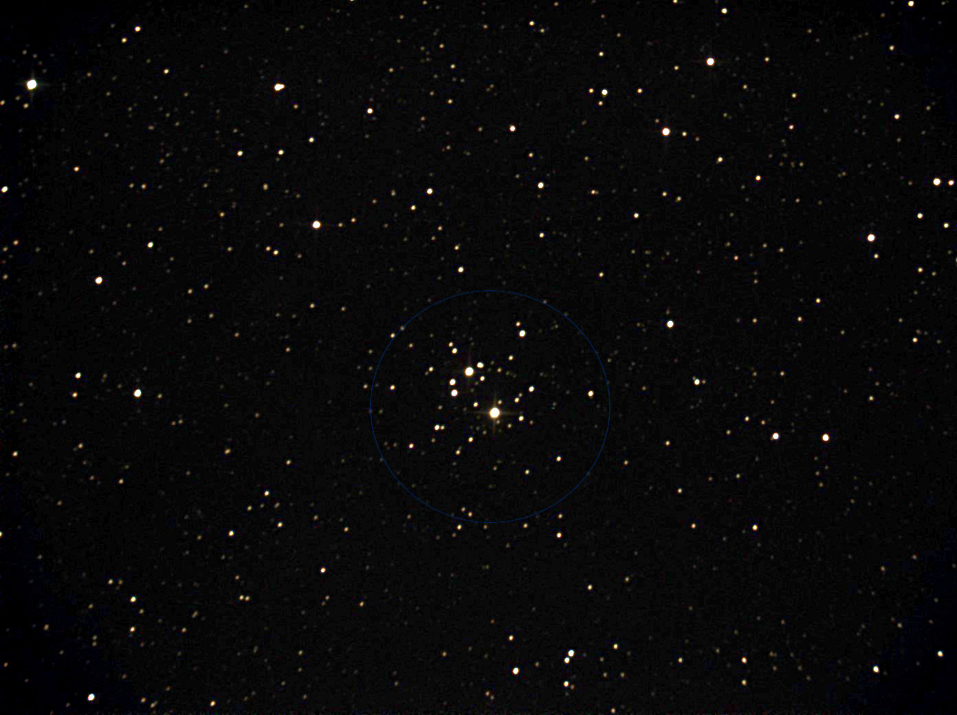 NGC 2129 cúmulo estelar abierto