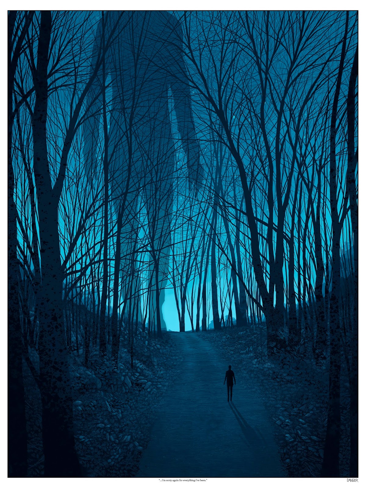 INSIDE THE ROCK POSTER FRAME BLOG: Daniel Danger i'm sorry again for ...