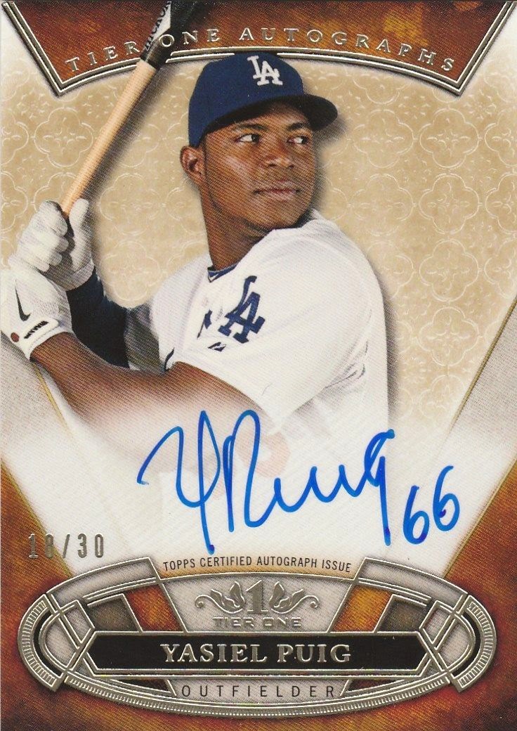 Dodgers Blue Heaven: 2015 Topps Tier One - The Dodger Autograph Cards