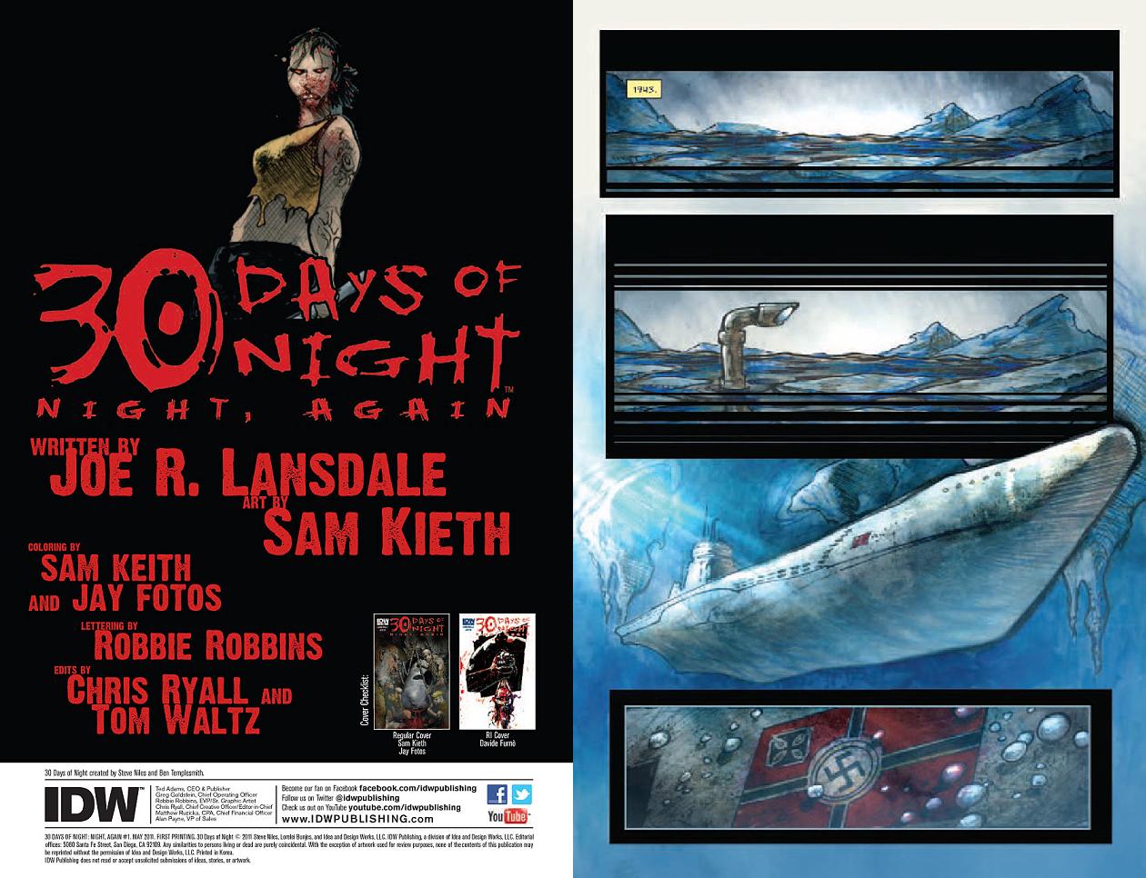 Reseña: 30 Days of Night: Night Again #1 (Reseña) - La Hoguera de las ...