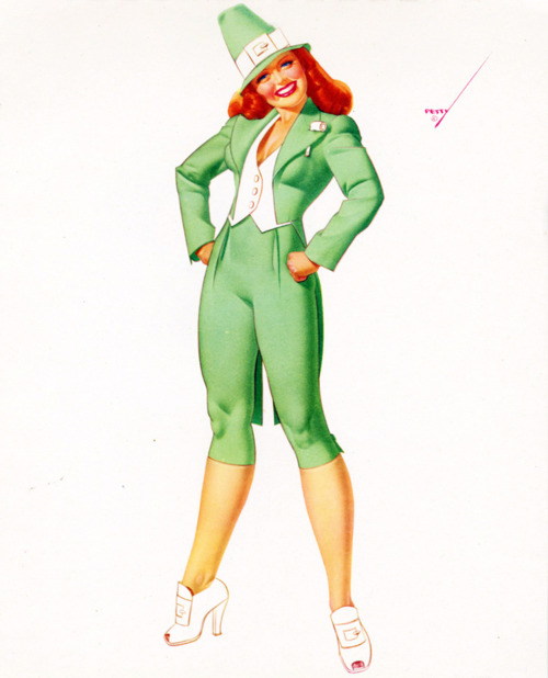 Vintage St. Patrick’s Day Pin-Ups ~ Vintage Everyday