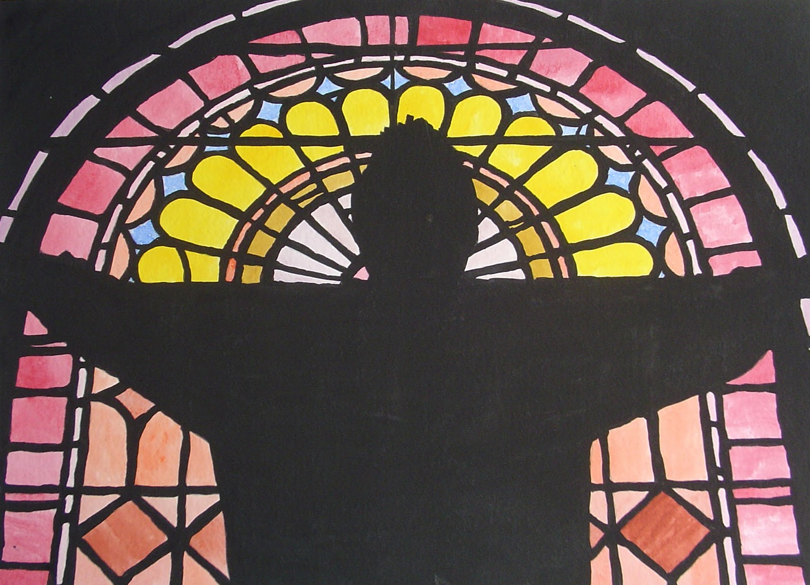 Erin's Creative Energy: Blast From the Past: Stained Glass Man