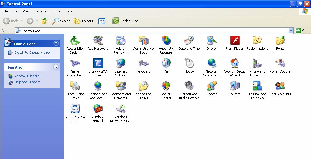 Pengenalan Control Panel (Windows XP) - KKPI - SMK Kesehatan Prima ...