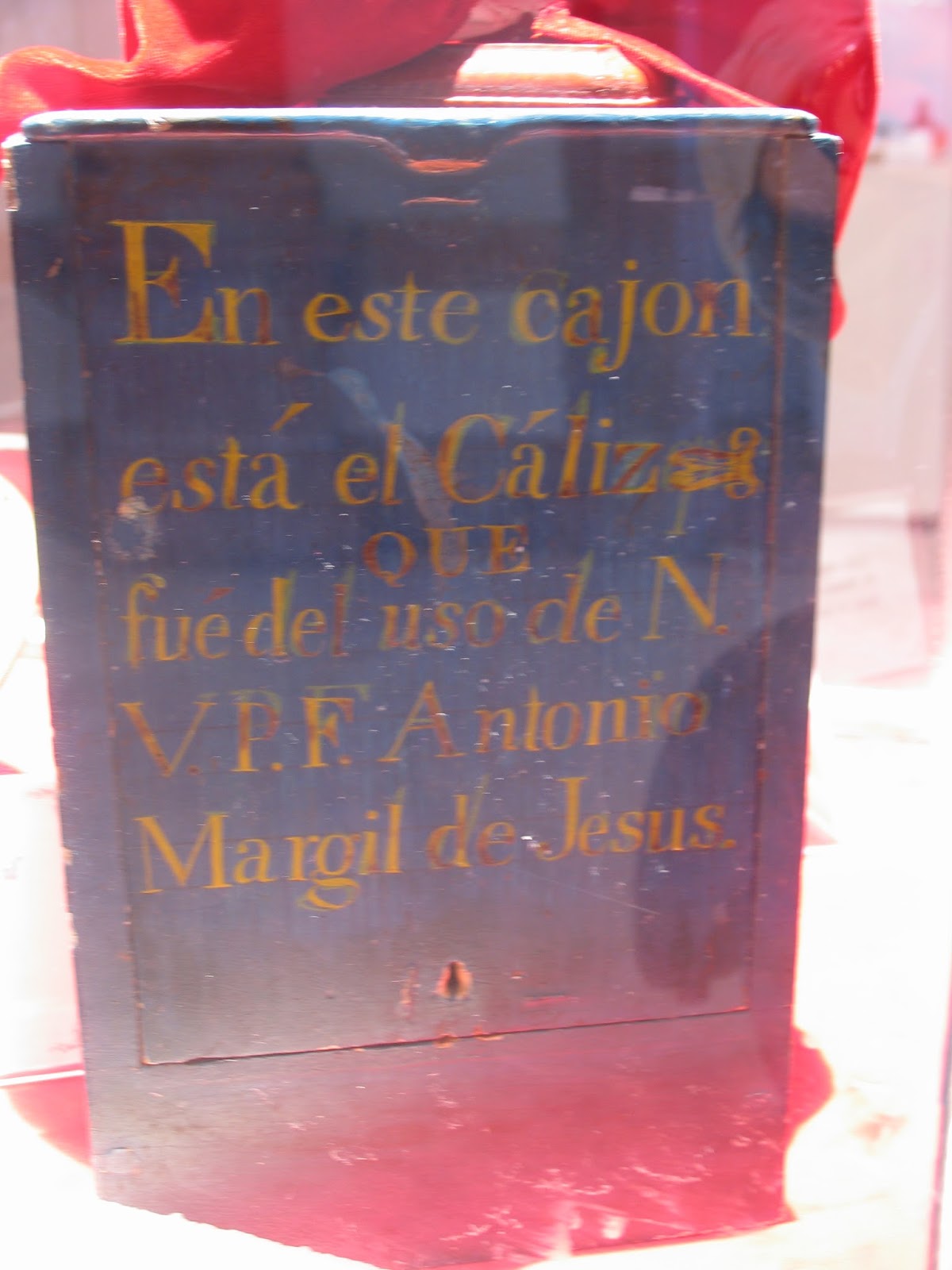 Historia de la Diócesis de Zacatecas. : Las reliquias del Padre Margil ...