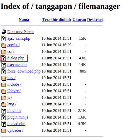 Responsive File Manager ~ oky suprastya