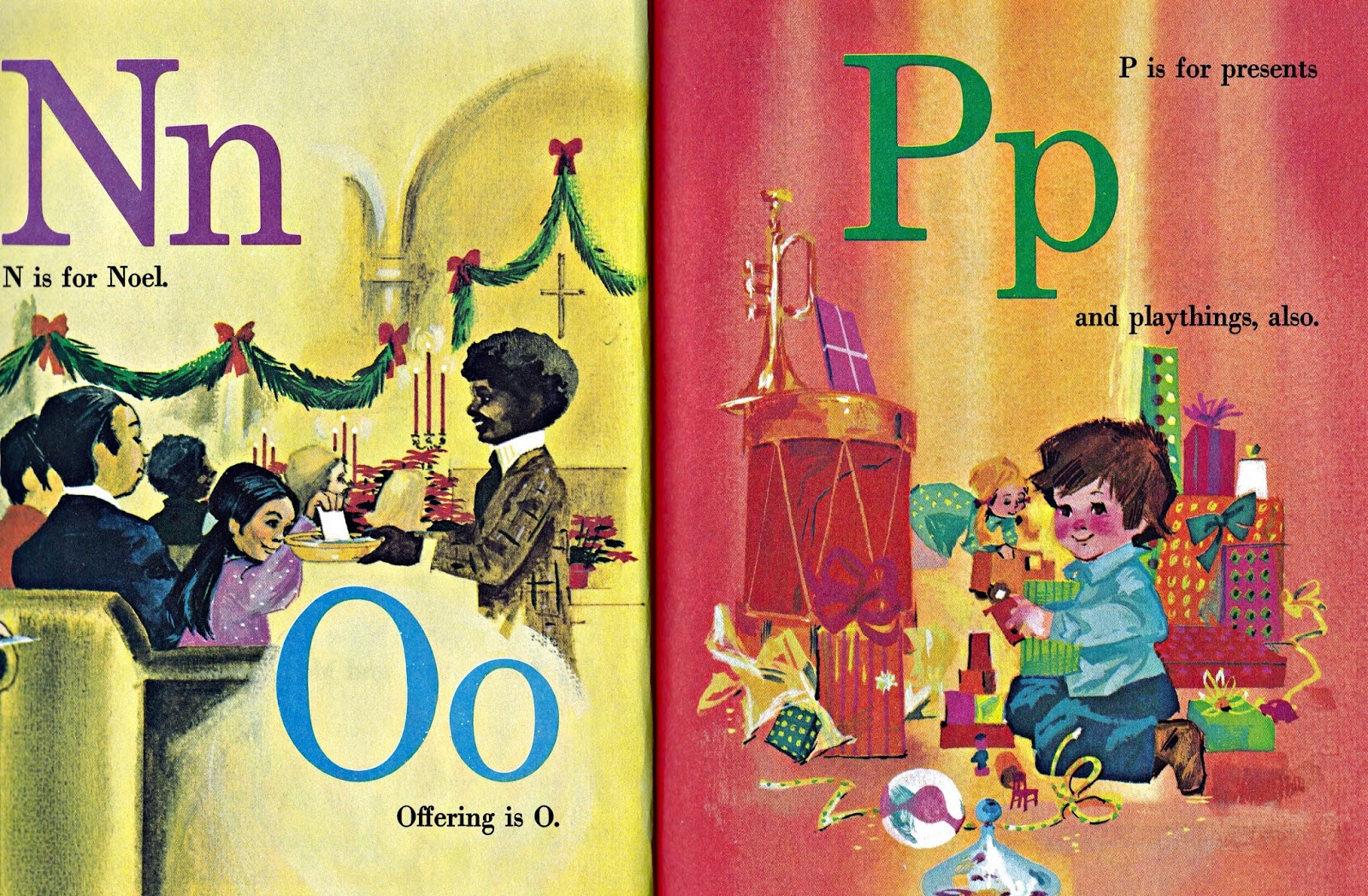 Vintage Books for the Very Young: ABC is for Christmas