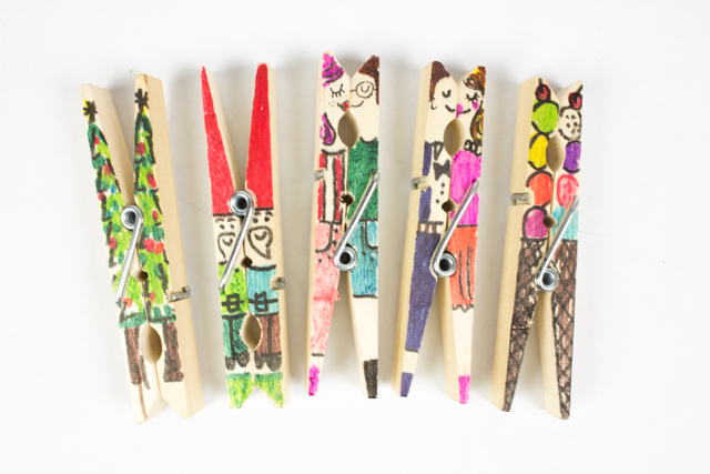 10 Super Cute and Fun Clothespin Crafts | Pink Stripey Socks