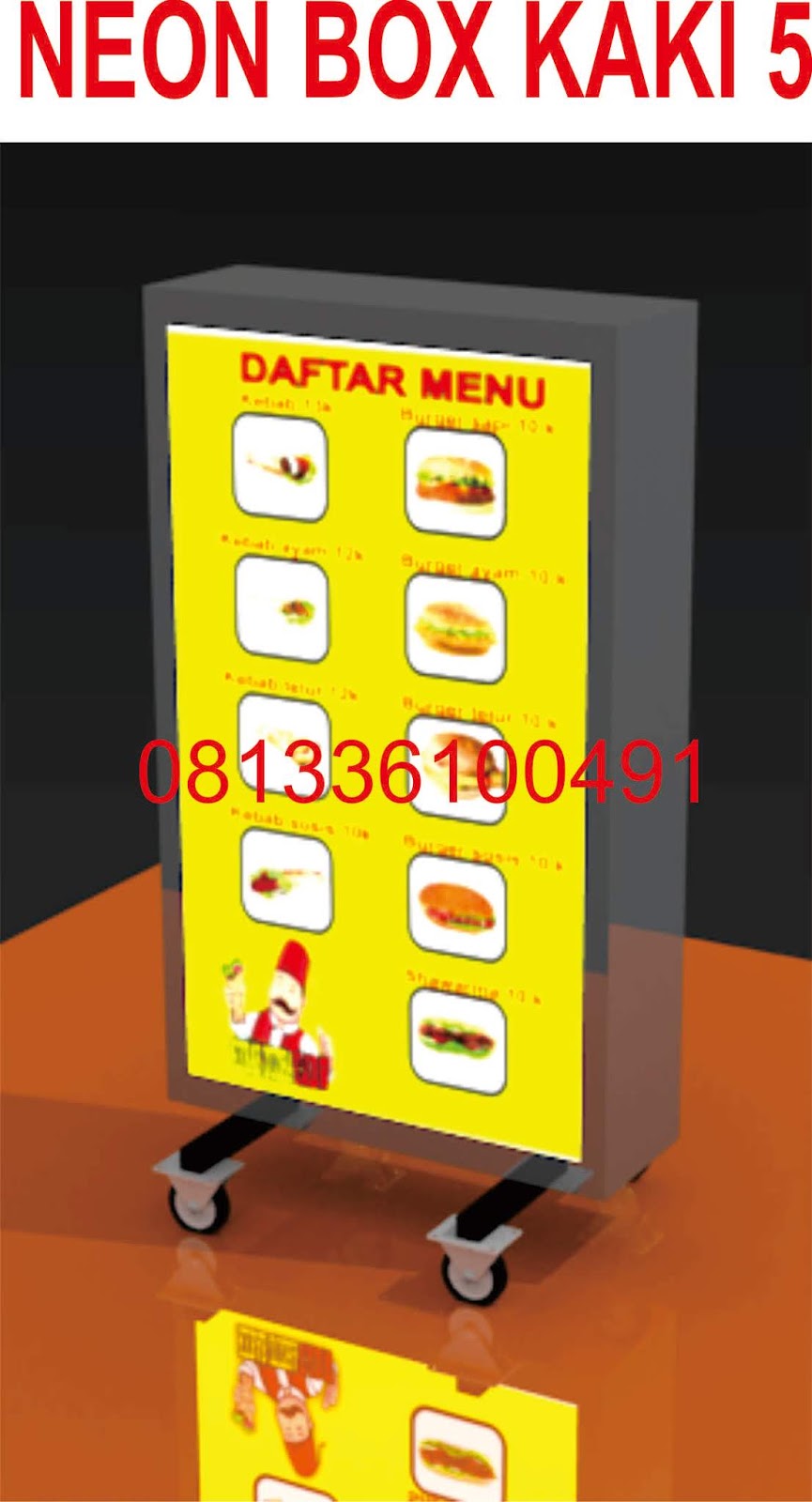 ROMBONG / GROBAK / GEROBAK 3D: NEON BOX KAKI 5 (MOBILE)