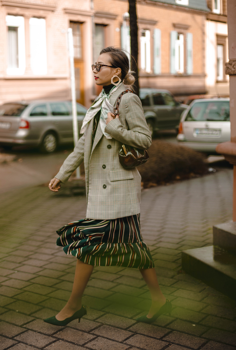 How to style two prints in one outfit