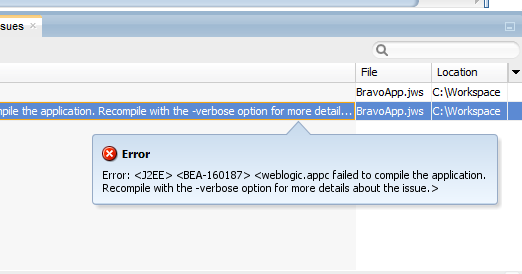 You Imagine We Build Bea 160187 Weblogic Appc Failed To Compile The Application