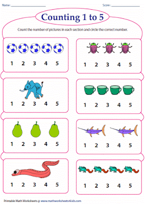 Math Worksheets For Kids