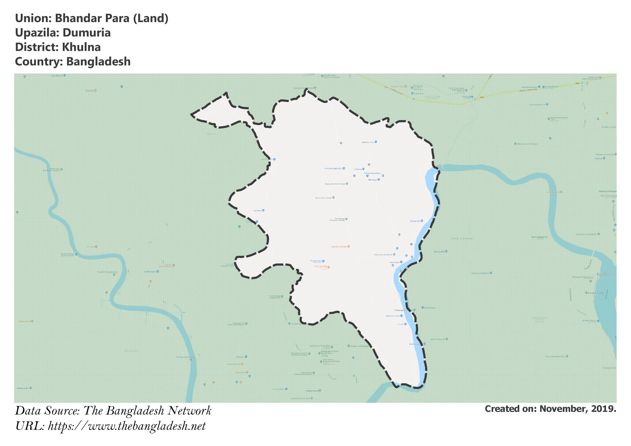 Bhandar Para Union, Khulna