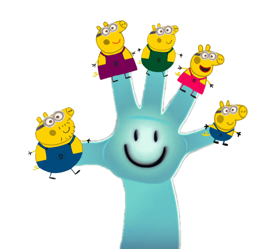 Peppa Pig Finger Family 5: Peppa Pig and PJ Mask Finger Family Song ...