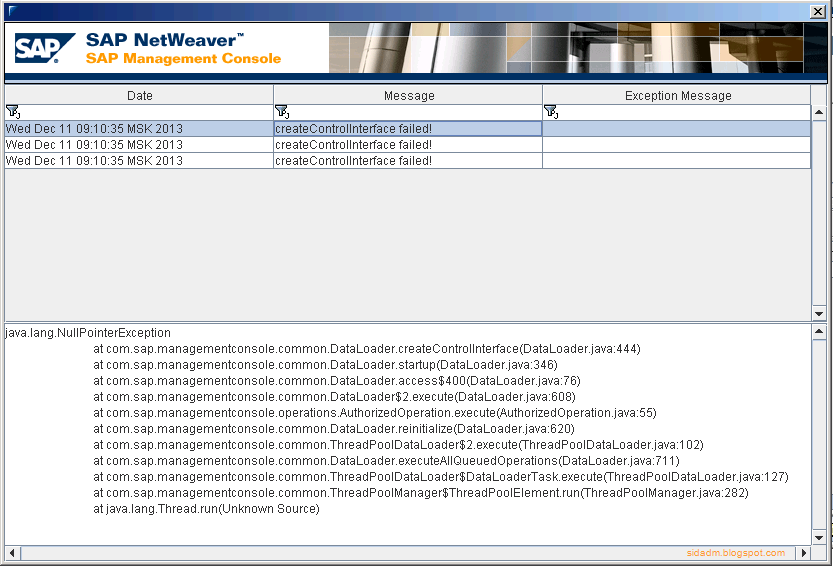 sidadm: Обновление SAP Management Console