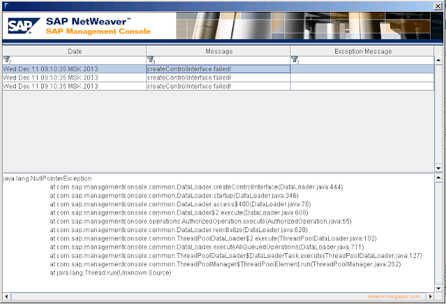 sidadm: Обновление SAP Management Console