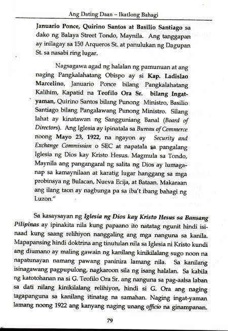 A CITY NOT FORSAKEN: ANG LIHIM NG ANG DATING DAAN by: Daniel S. Veridiano