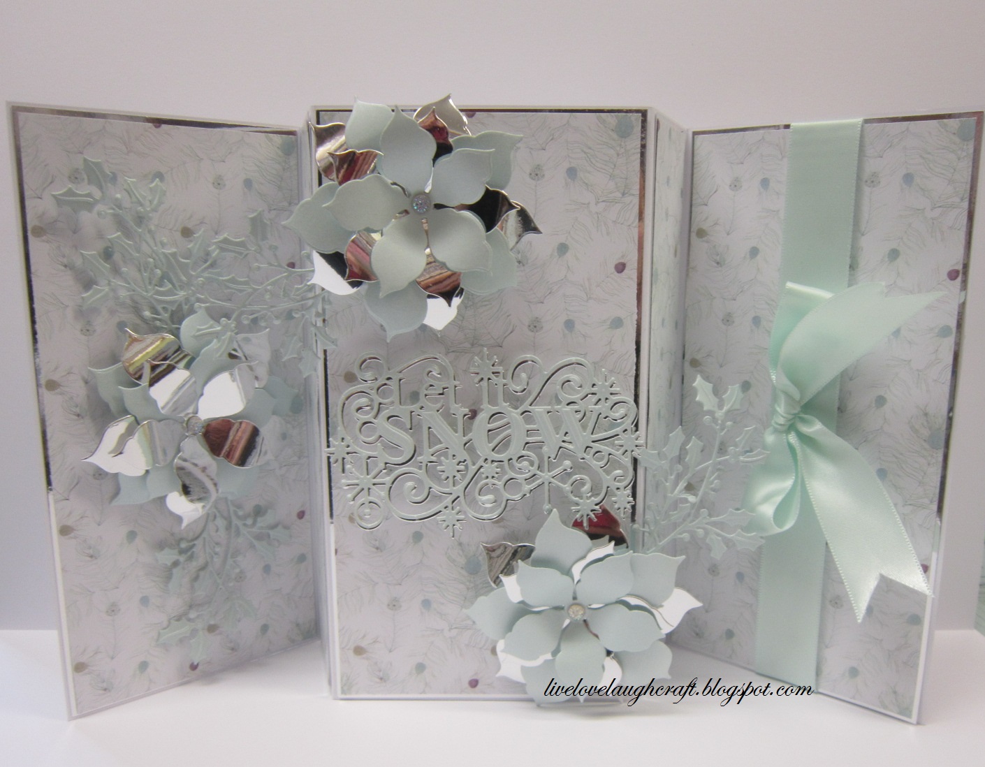 Pinnacle Crafts: Let it snow Tri Fold....