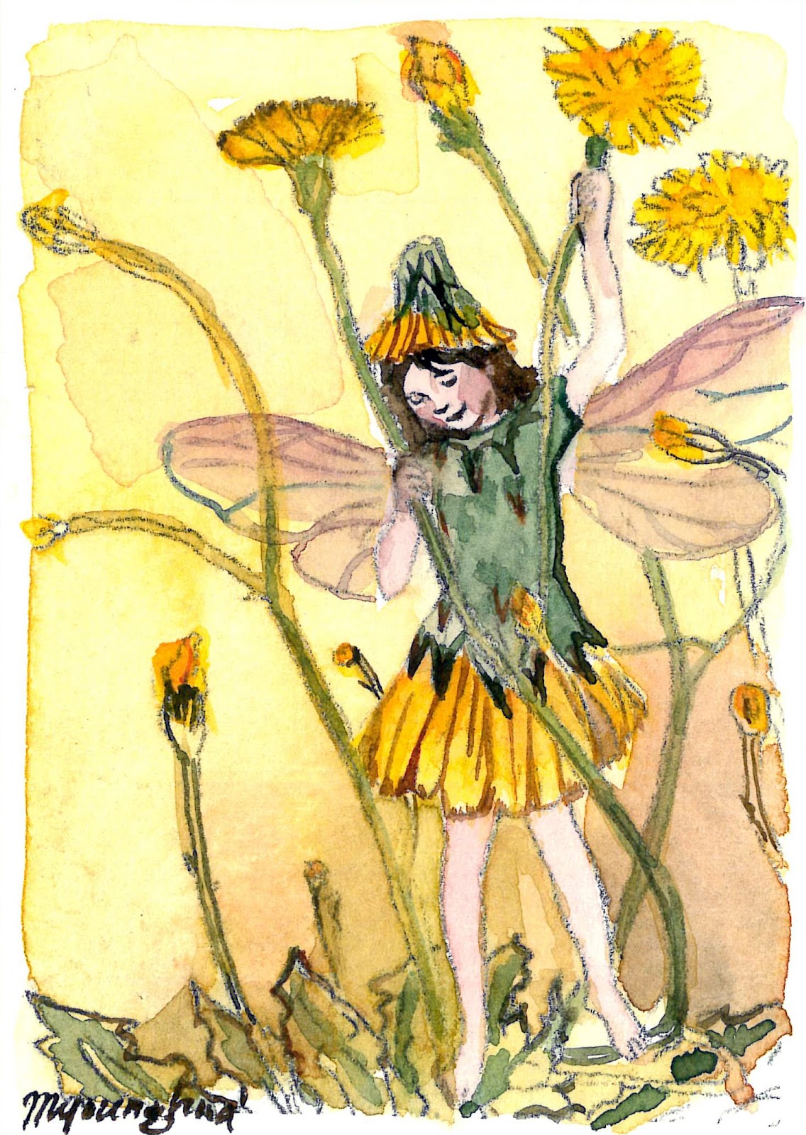 Painting Diary: Flower fairies inspired by Cicely Mary Barker