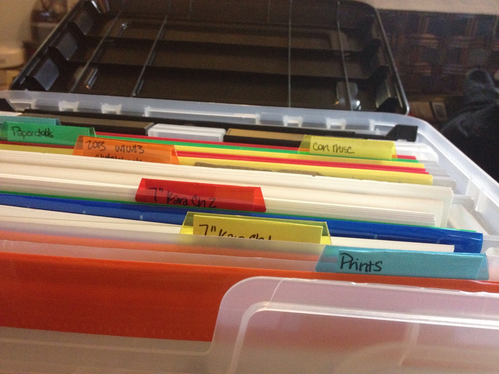 Using a Filing Box for Convention Organization