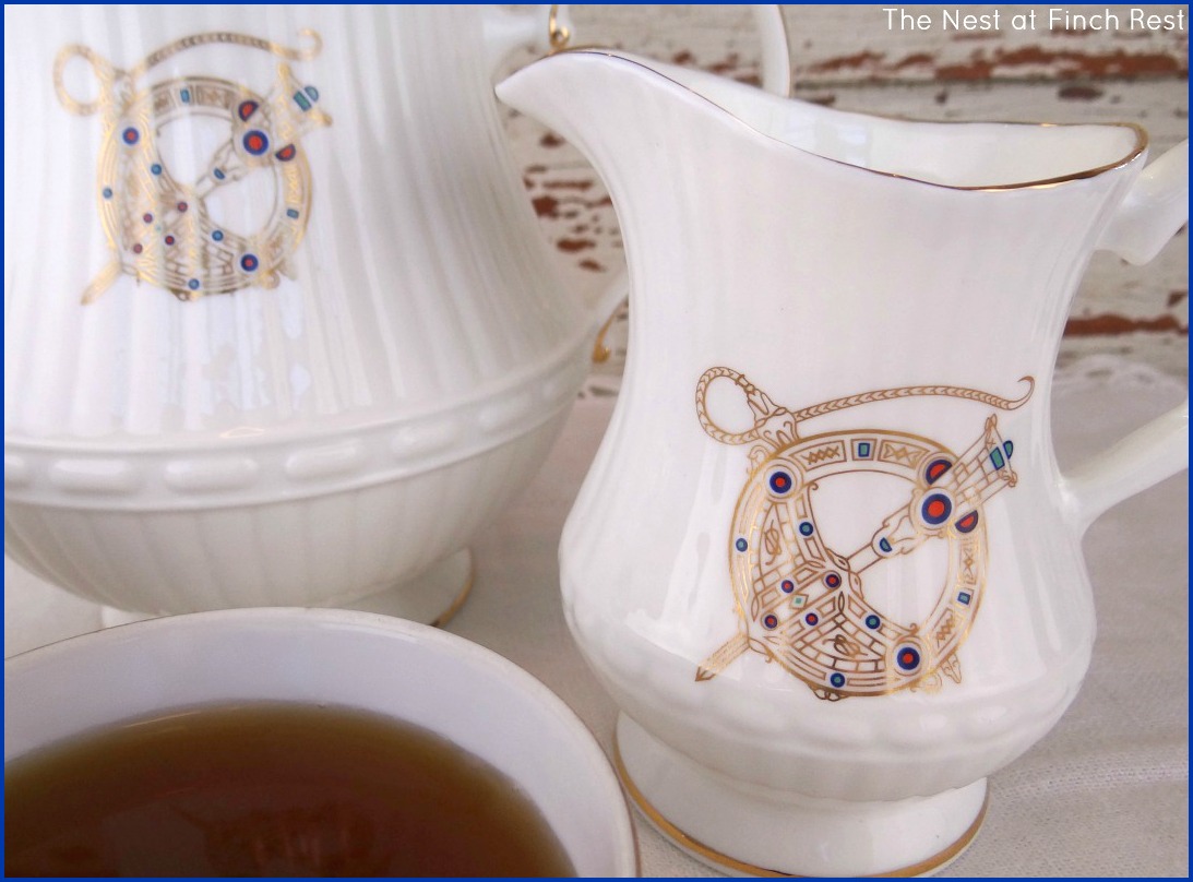 The Nest at Finch Rest: Beautiful Irish Tea Set Gift!