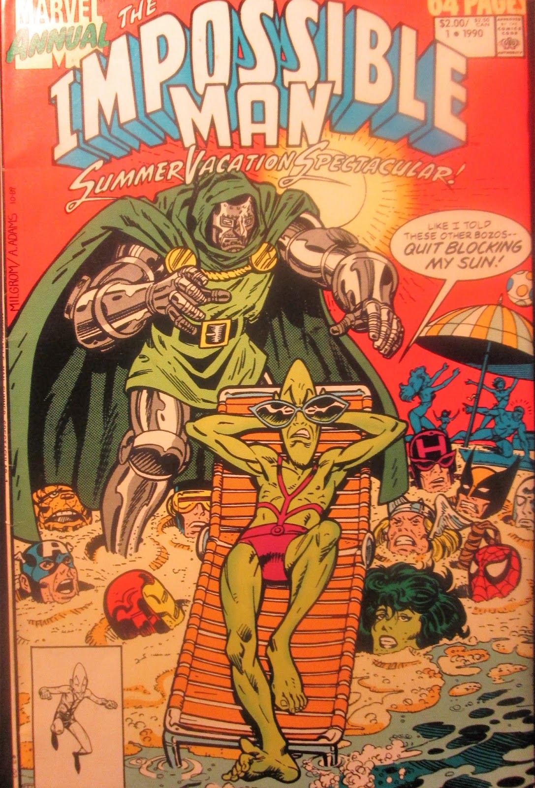 What The Art!: Marvel Annual, The Impossible Man - Comic Book Review