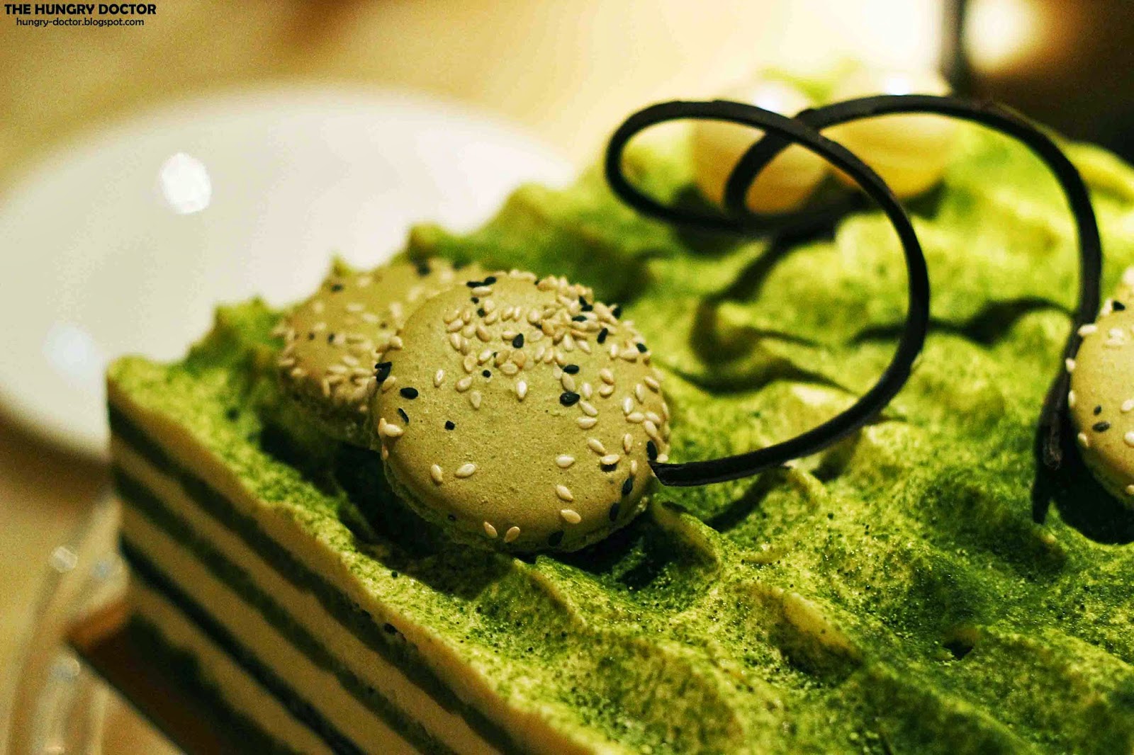 Matcha Goma Cake | Piece of Cake