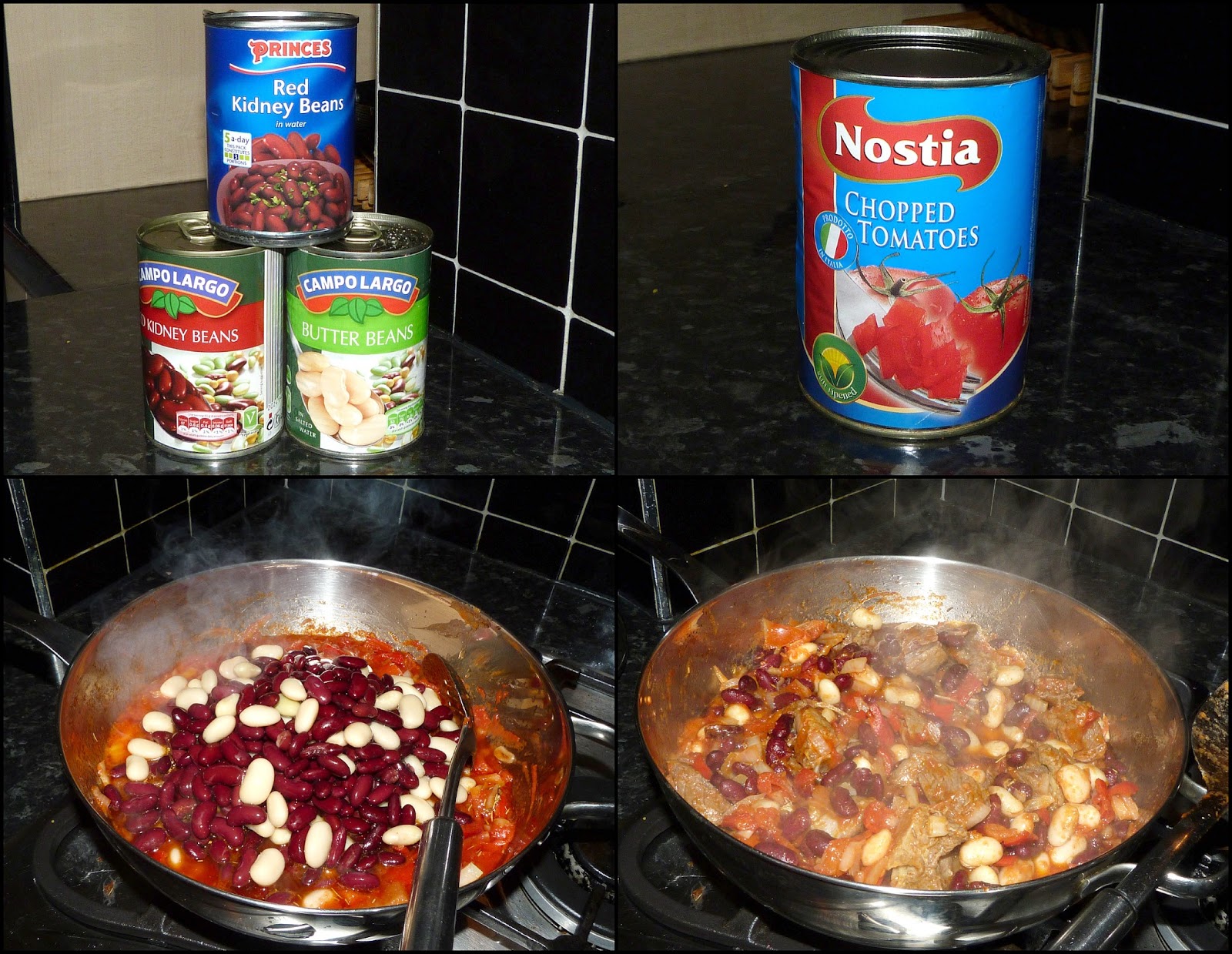 AFRILIGHT ~ BELLE'S KITCHEN: Mixed Beans served with Puff Puff