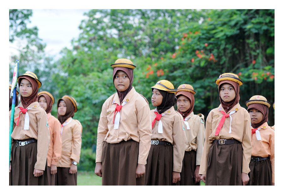GERAKAN PRAMUKA SMPN 4: foto anak-anak pramuka smpn 4