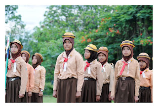 GERAKAN PRAMUKA SMPN 4: foto anak-anak pramuka smpn 4