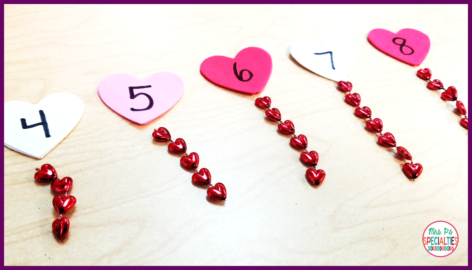 8 Inexpensive Valentine's Day Tasks · Mrs. P's Specialties